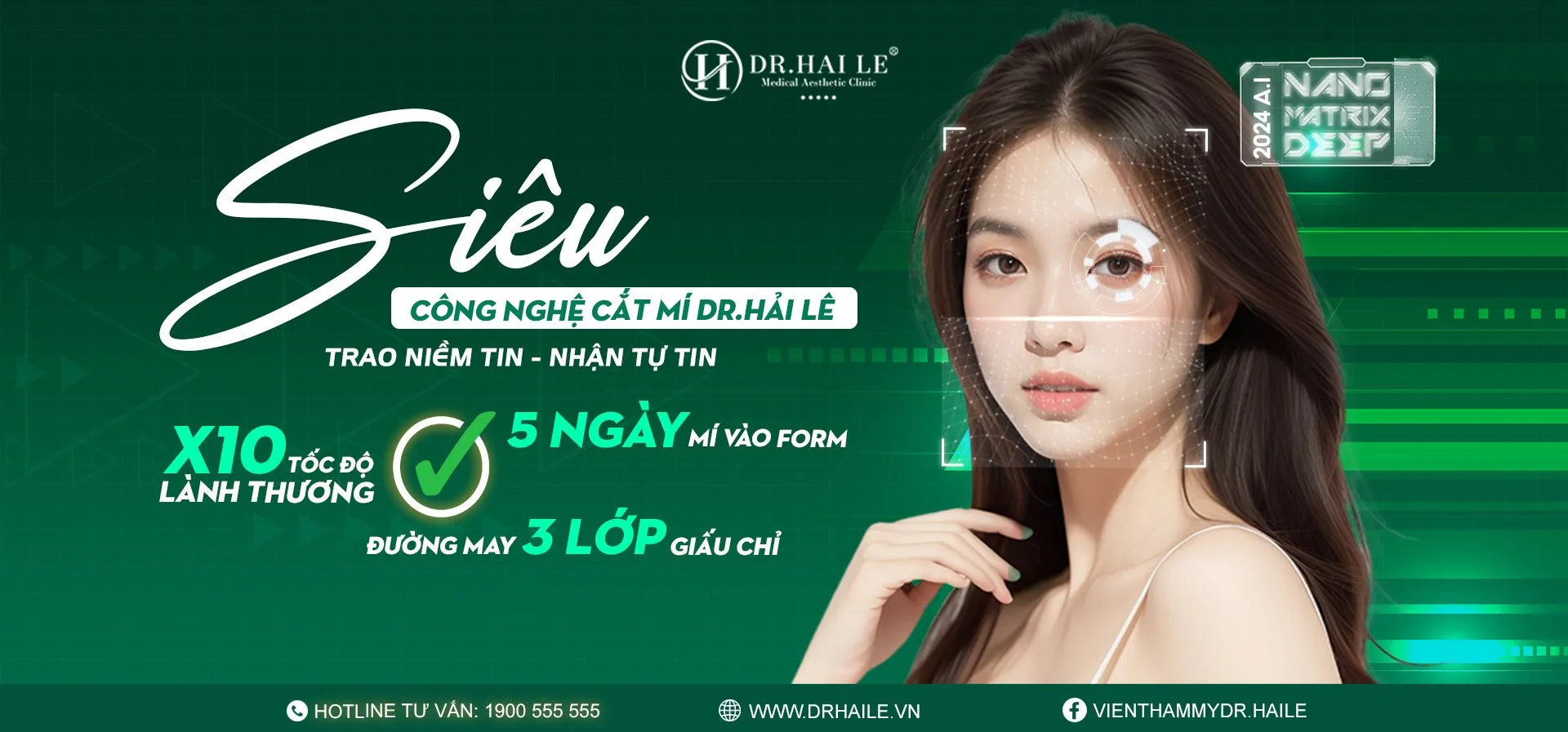 Cắt mí A.I Nano matrix Deep